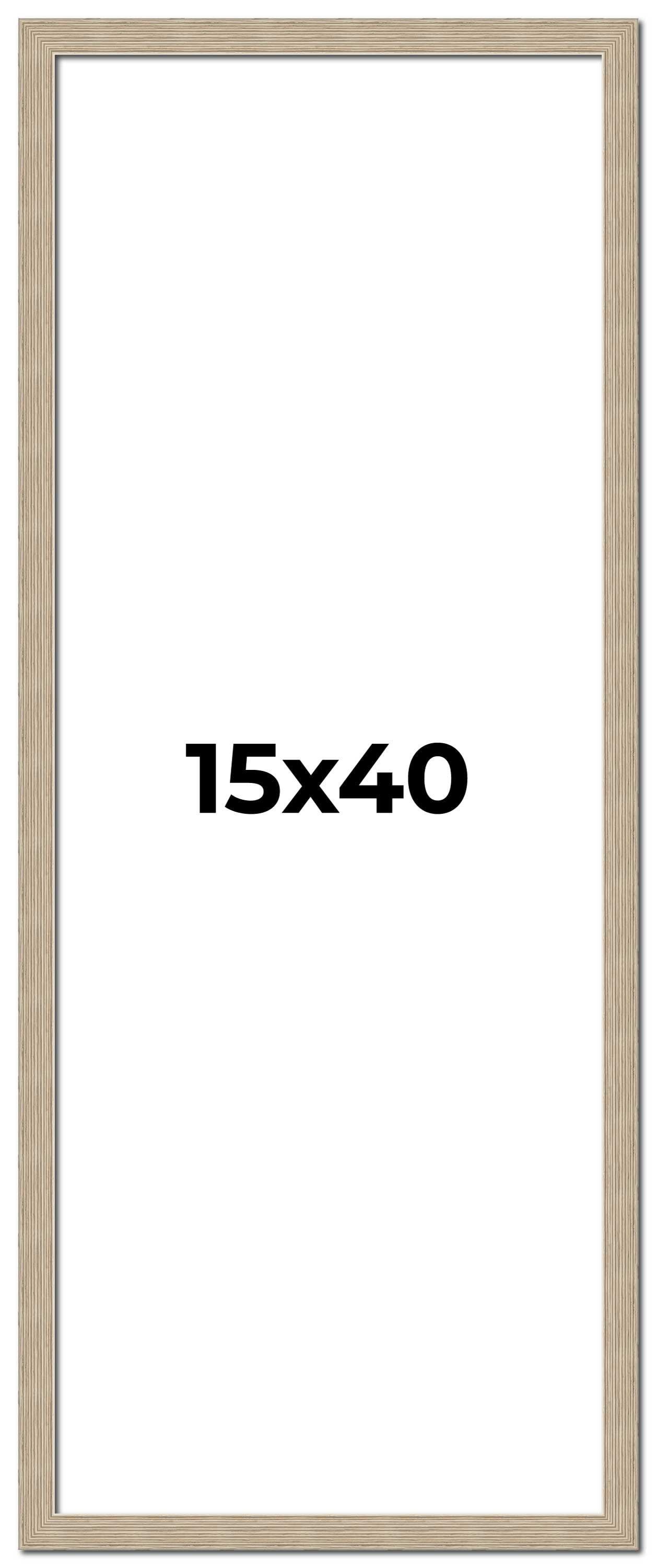 15x40 Frame Grey Solid Wood Picture Frame Width 1 Inches | Interior ...