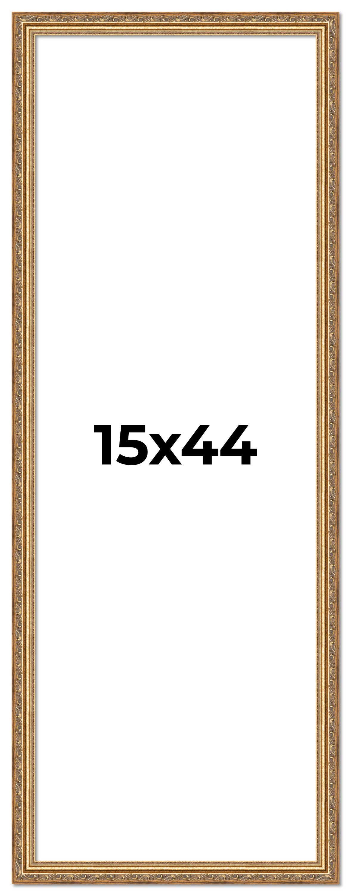 15x44 Frame Gold Solid Wood Picture Frame Width 1.25 Inches | Interior ...