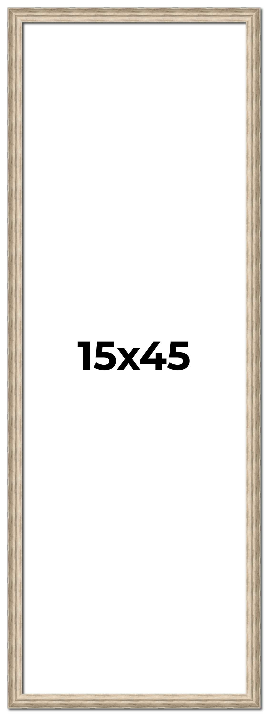 15x45 Frame Grey Solid Wood Picture Frame Width 1 Inches | Interior ...