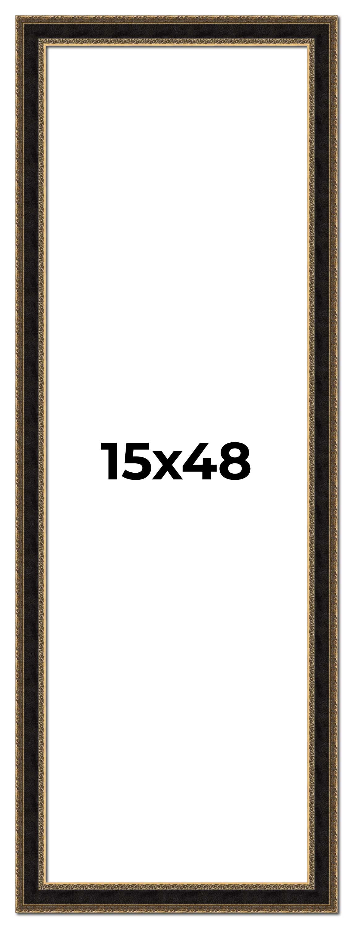 15x48 Frame Gold Antique Vintage Sold Wood Picture Frame | 1.75 Inch ...
