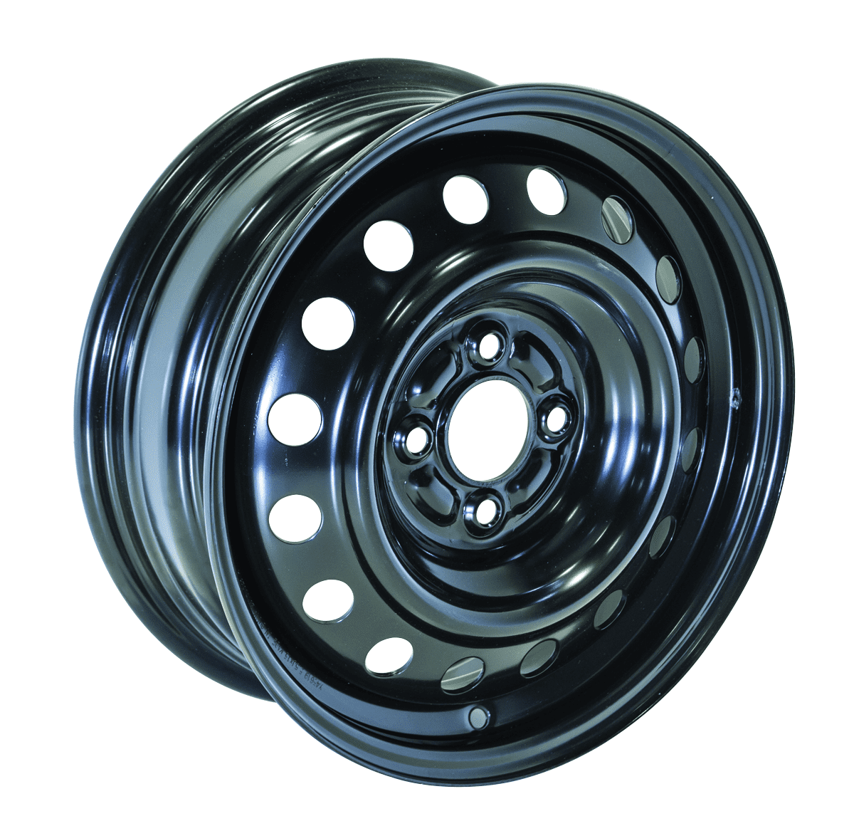RTX Black Steel Wheel/Rim 15x5.5, 4x100 (40mm) - Universal Multi ...