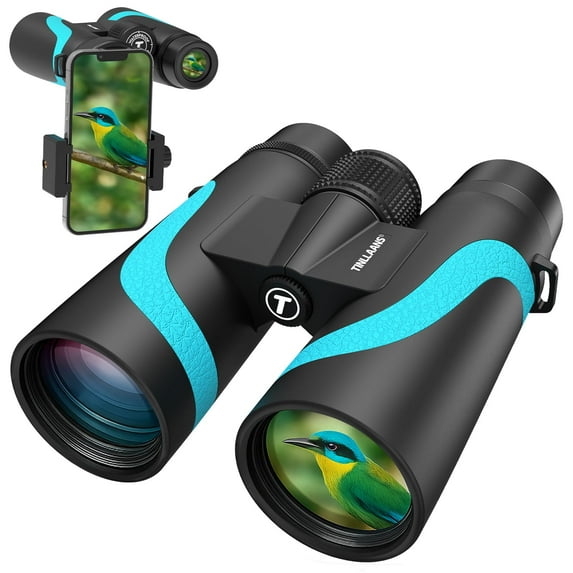 15x55 UHD Binoculars for Adults – High Powered Large View, BAK4 Prism ...