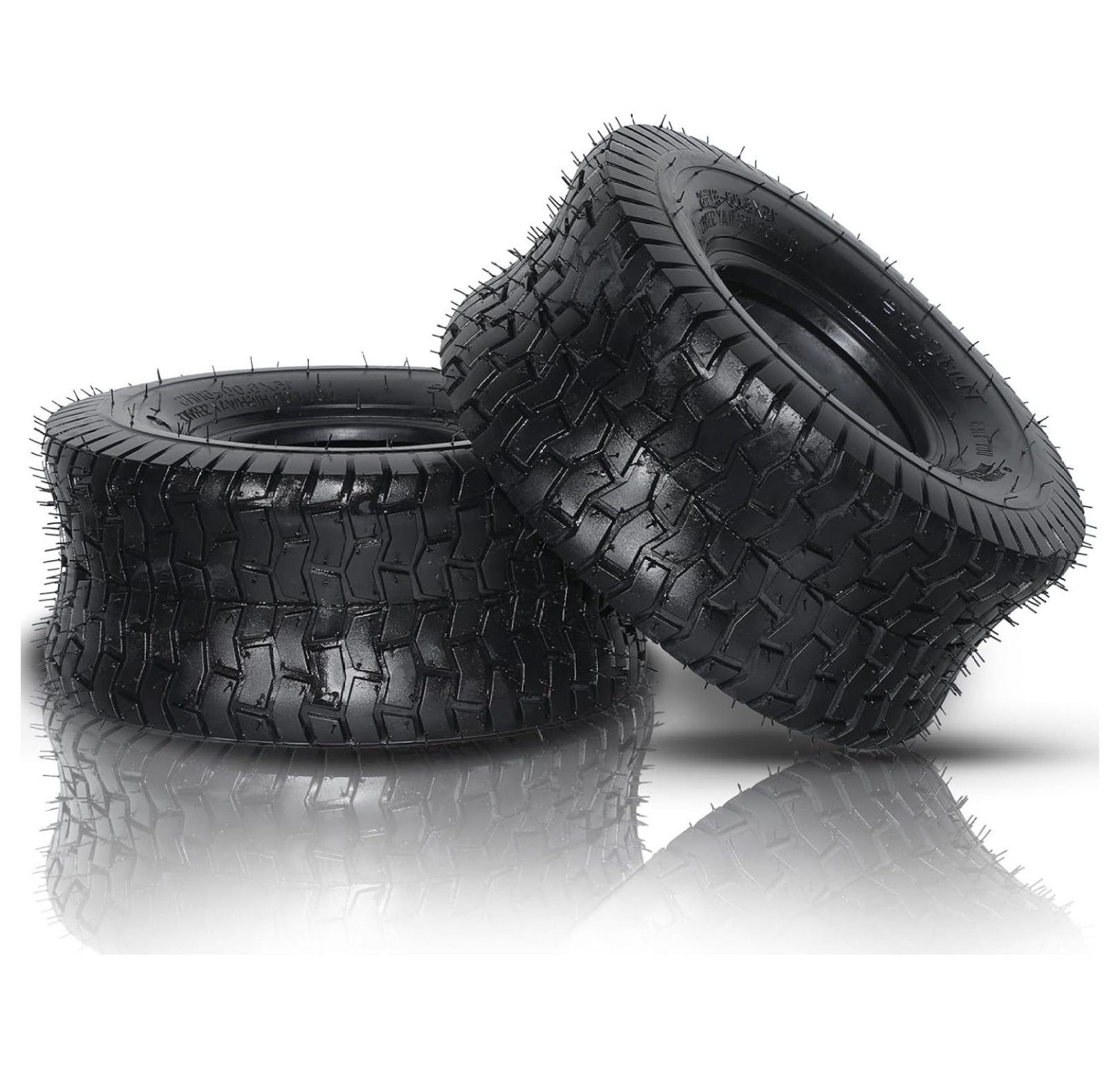 15x6.00-6 Lawn Mower Garden Turf Tires 2 Ply 15x6x6 Tractor Golf Cart ...
