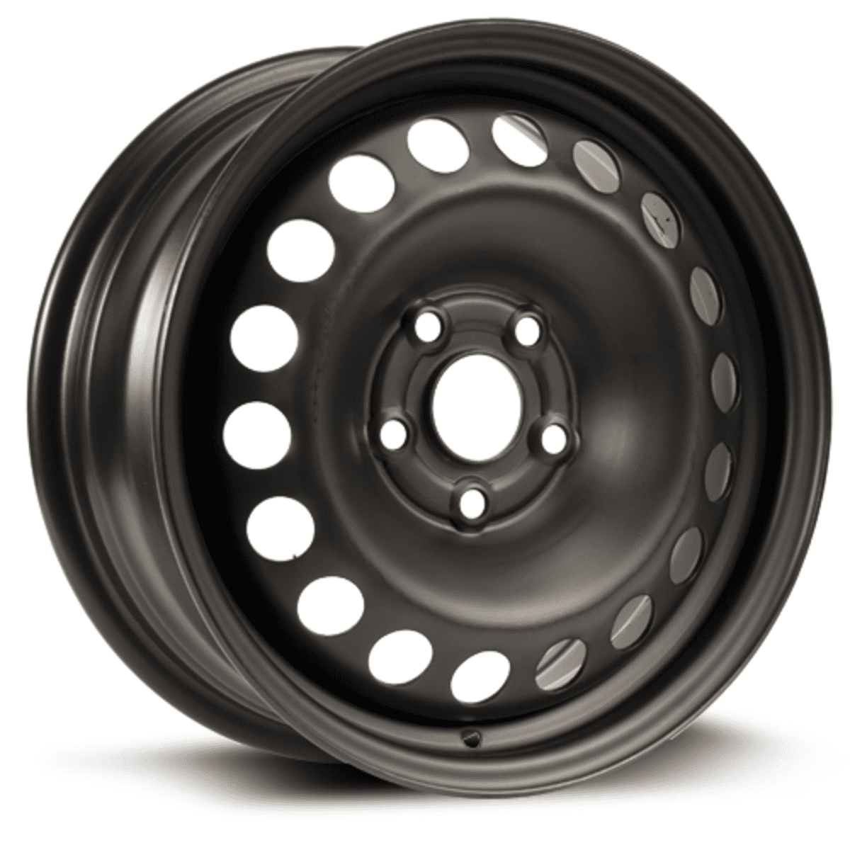 15x6.5 RTX Black Steel Wheel 5x105 (39mm) - Walmart.com