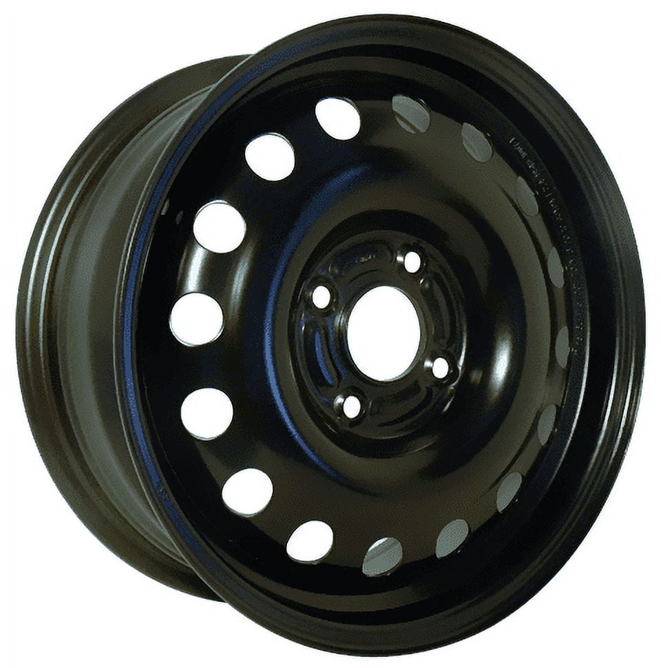 RTX 15x6 Black Steel Wheel, 4x4.25 Bolt Pattern, 48mm Offset - Walmart.com