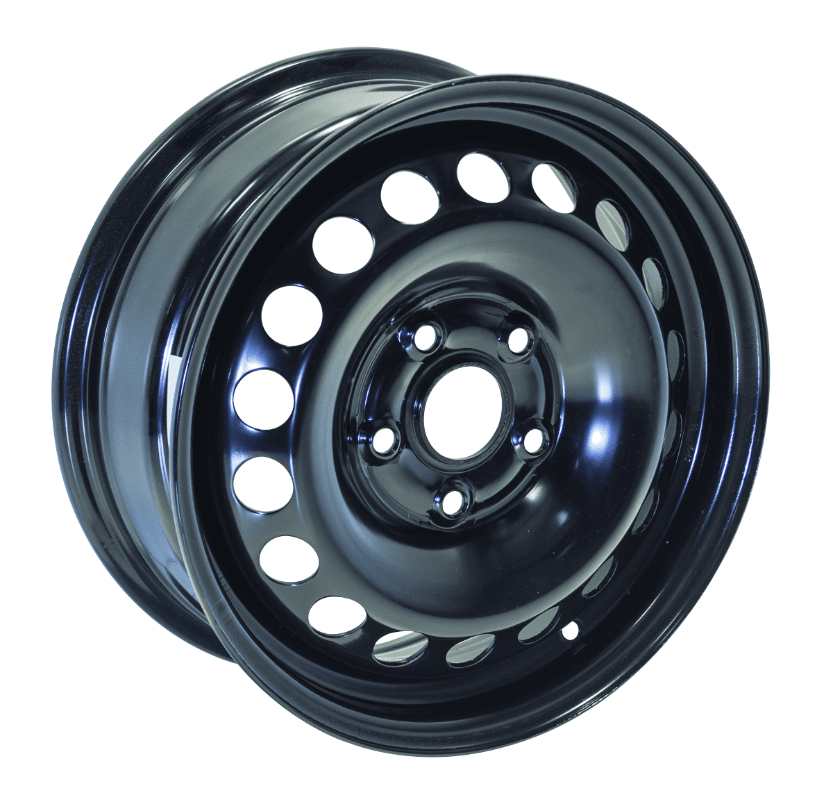 RTX Black Steel Wheels 15x6 5x112 (47mm) - Walmart.com