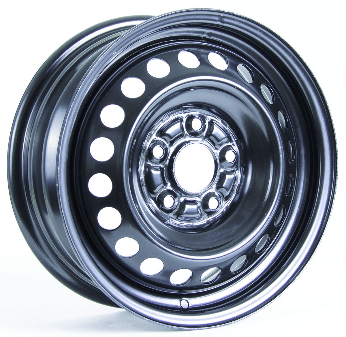 RTX 15x6 Black Steel Wheel 5x4.5 (45mm), Steel Wheels, Load Range 625kg ...