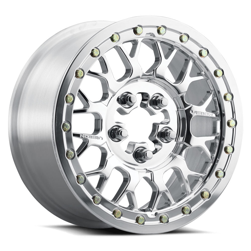 15x6 Vision 346 Storm Polished FORGED UTV BEADLOCK Wheel 4x137 (50.6mm ...