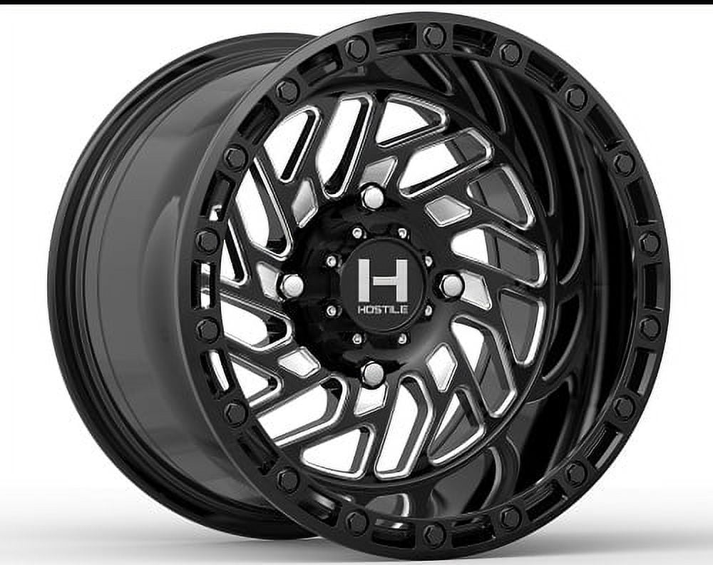 15x7 Hostile UTV H116 Jigsaw Satin Black Milled Wheel 4x156 (13mm ...