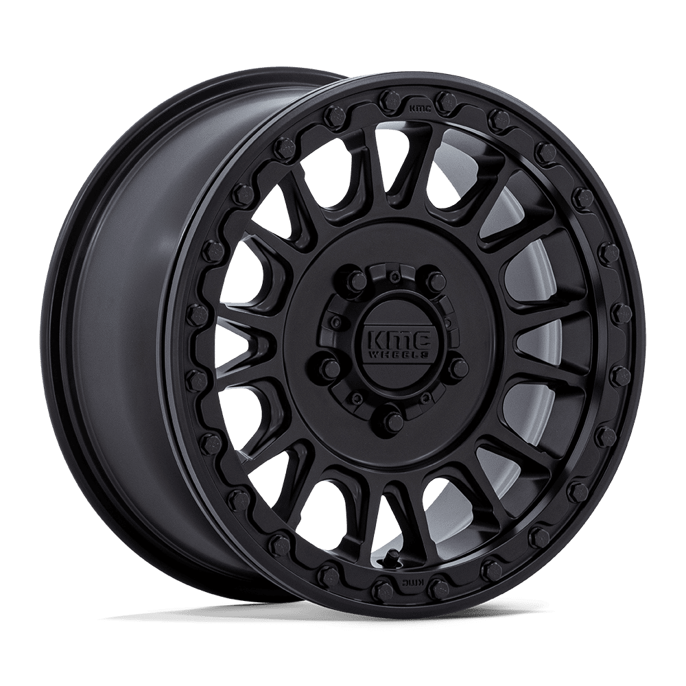15x7 KMC Powersports KS239 Impact Satin Black UTV BEADLOCK Wheel 6x5.5 ...