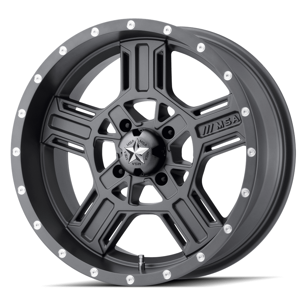 15x7 MSA Offroad M32 Axe UTV Matte Gray Wheel 4x156 (0mm) - Walmart.com