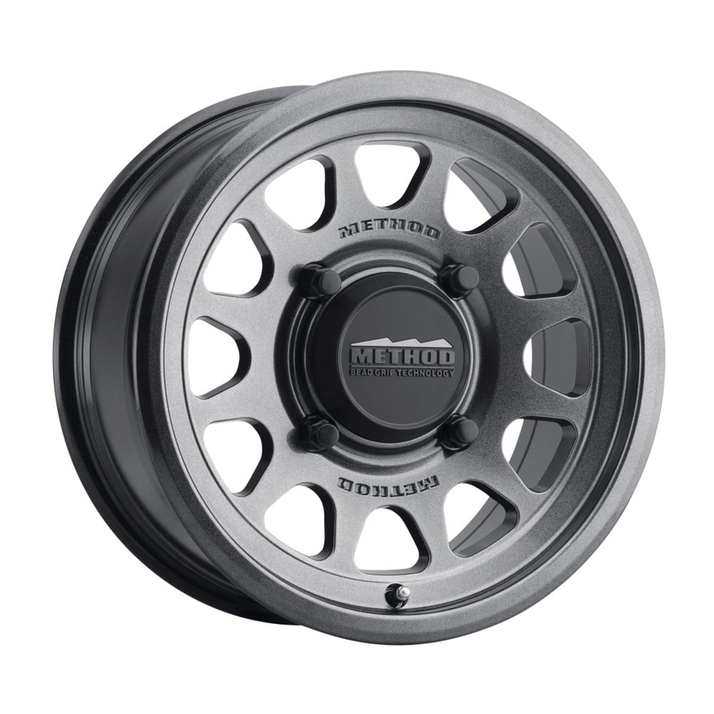 15x7 Method MR414 Bead Grip Graphite UTV Wheel 4x137 (38mm) - Walmart.com