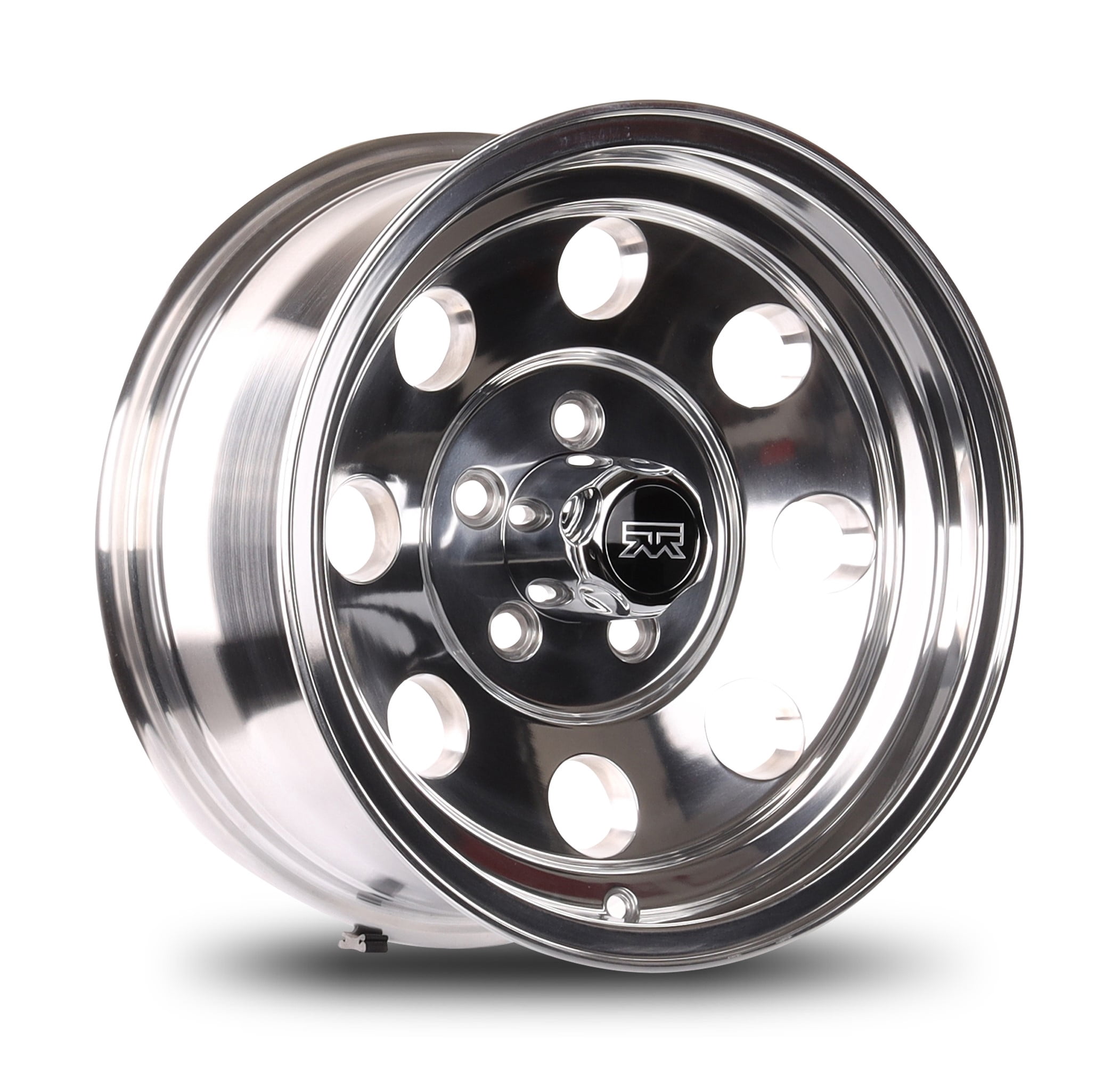 15x7 Mudder Trucker MT614 Diesel Polished 5x114.3 5x4.5 ET-6 wheel rim ...