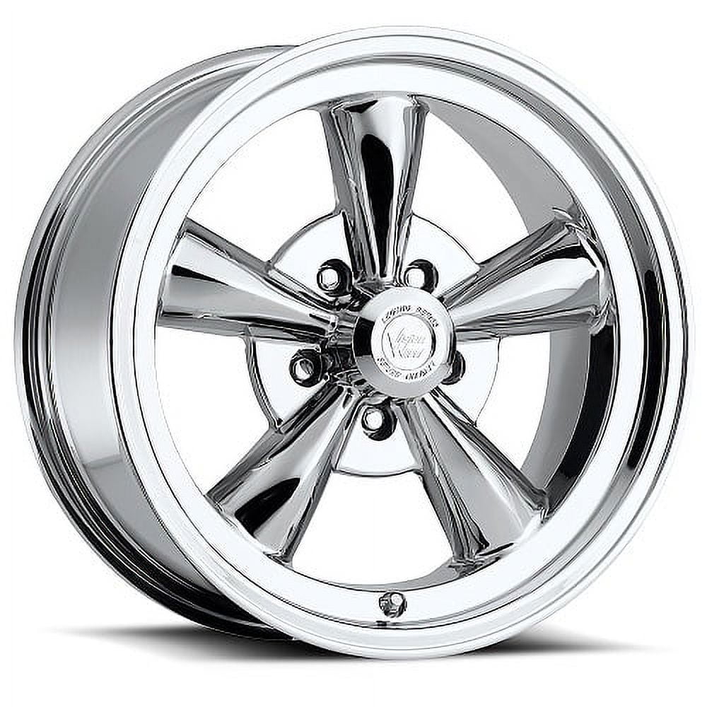 15x8 American Muscle 141H Legend 5 Chrome Wheel 5x5.5 (0mm) - Walmart.com