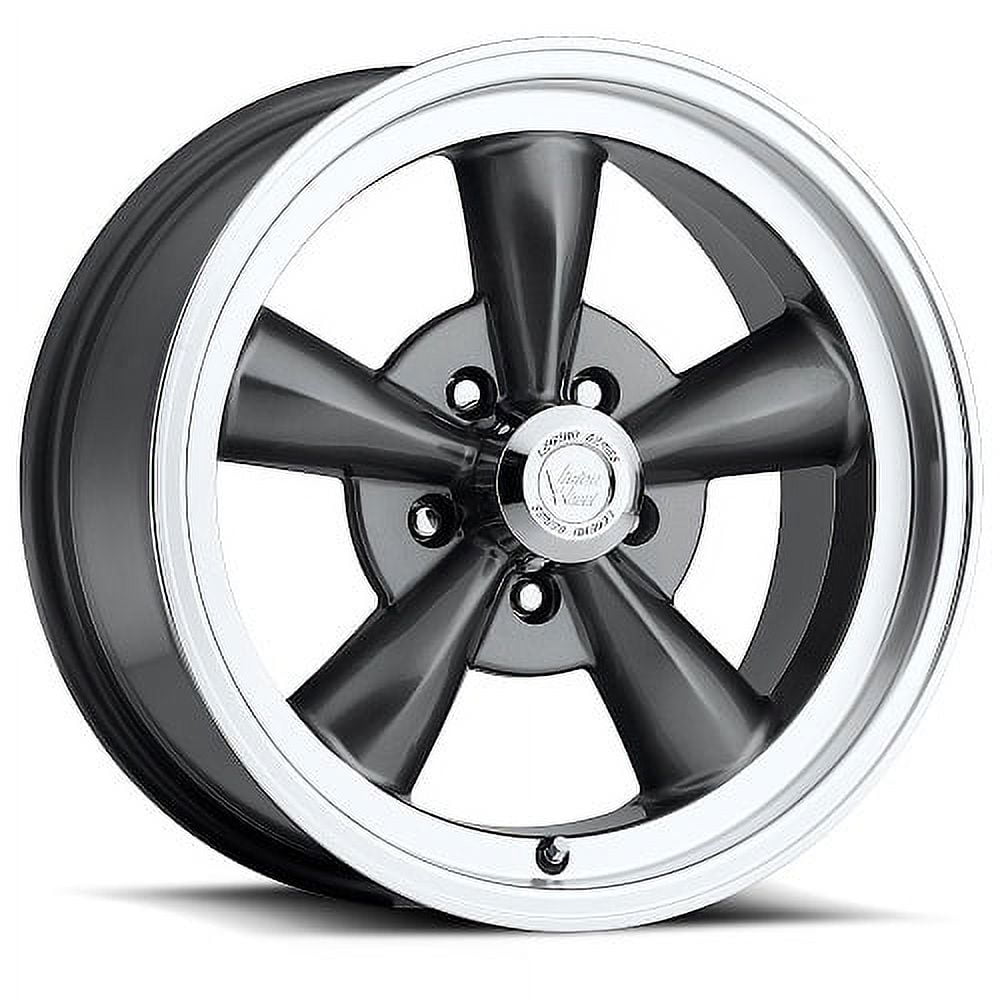 15" Vision American Muscle 141H Legend 15x8 5x4.75 0mm Gunmetal ...