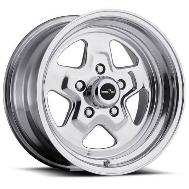 15x8 American Muscle 521H Nitro Polished Wheel 5x5 (0mm) - Walmart.com