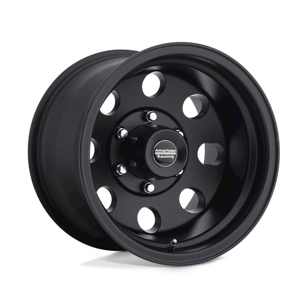 American Racing 15x8 Aluminum Rims, AR172 BAJA Satin Black Wheel 5x4.5 ...