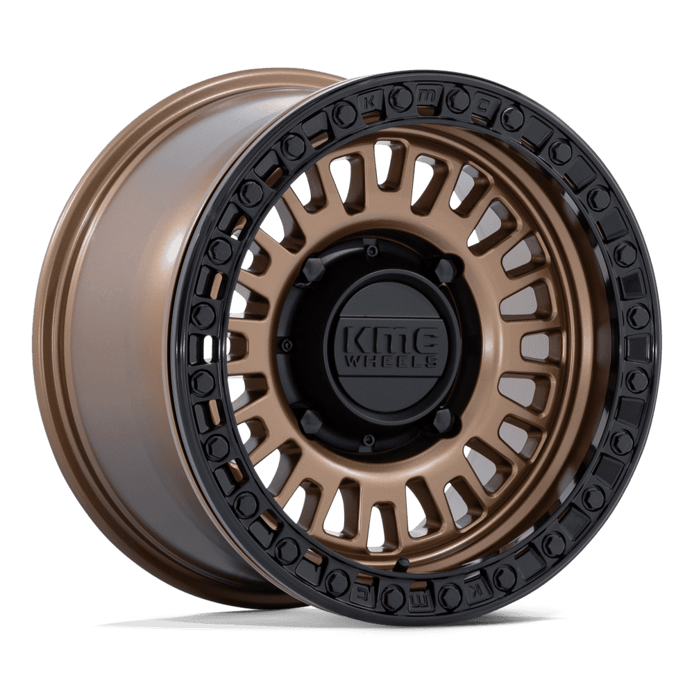 15x8 KMC KS242 Aztec Matte Bronze Matte Black UTV BEADLOCK Wheel 4x137 ...
