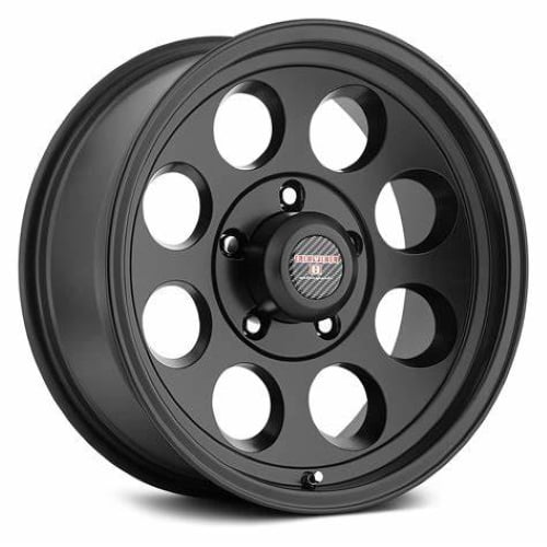 15x8 Level 8 TRACKER MATTE BLACK Wheel 5x5.5 (-30mm) - Walmart.com