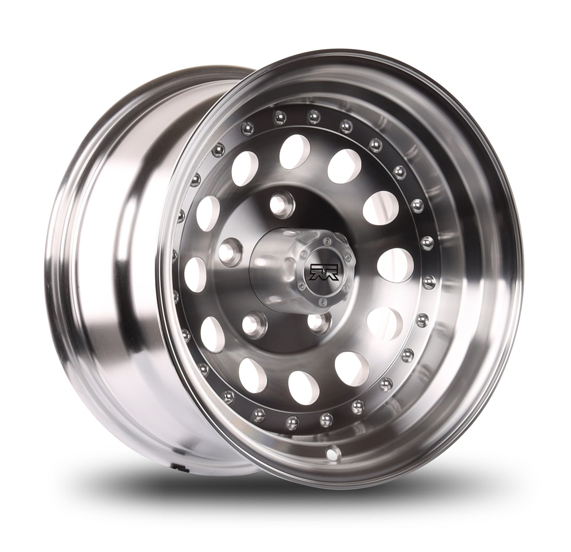 15x8 Mudder Trucker MT702 Marauder Machined 5x114.3 5x4.5 ET-19 wheel ...