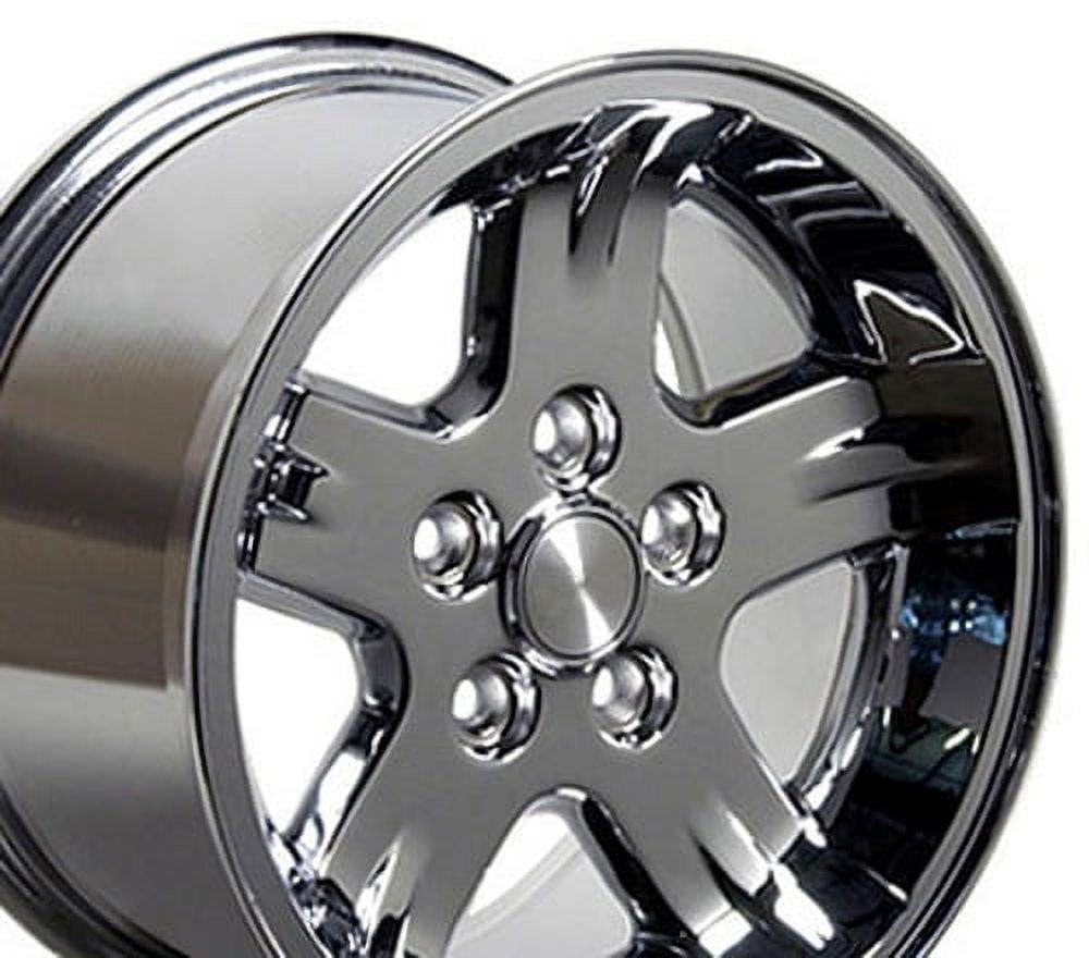 15x8 Wheel Fit Jeep - Wrangler Style Chrome Rims, Hollander 9050 Fits ...