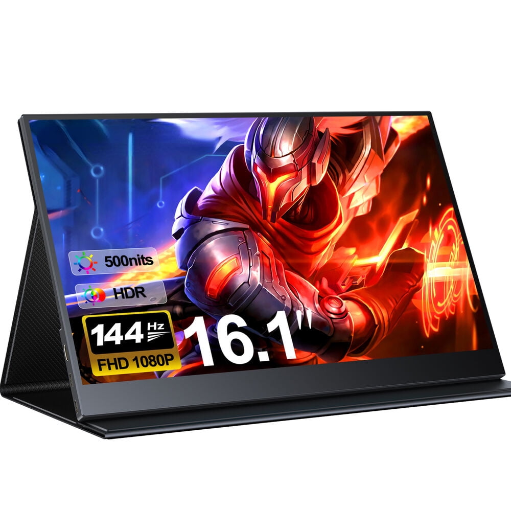 Newsoul 16.1" 1080P Portable Computer Monitor, Black - Walmart.com