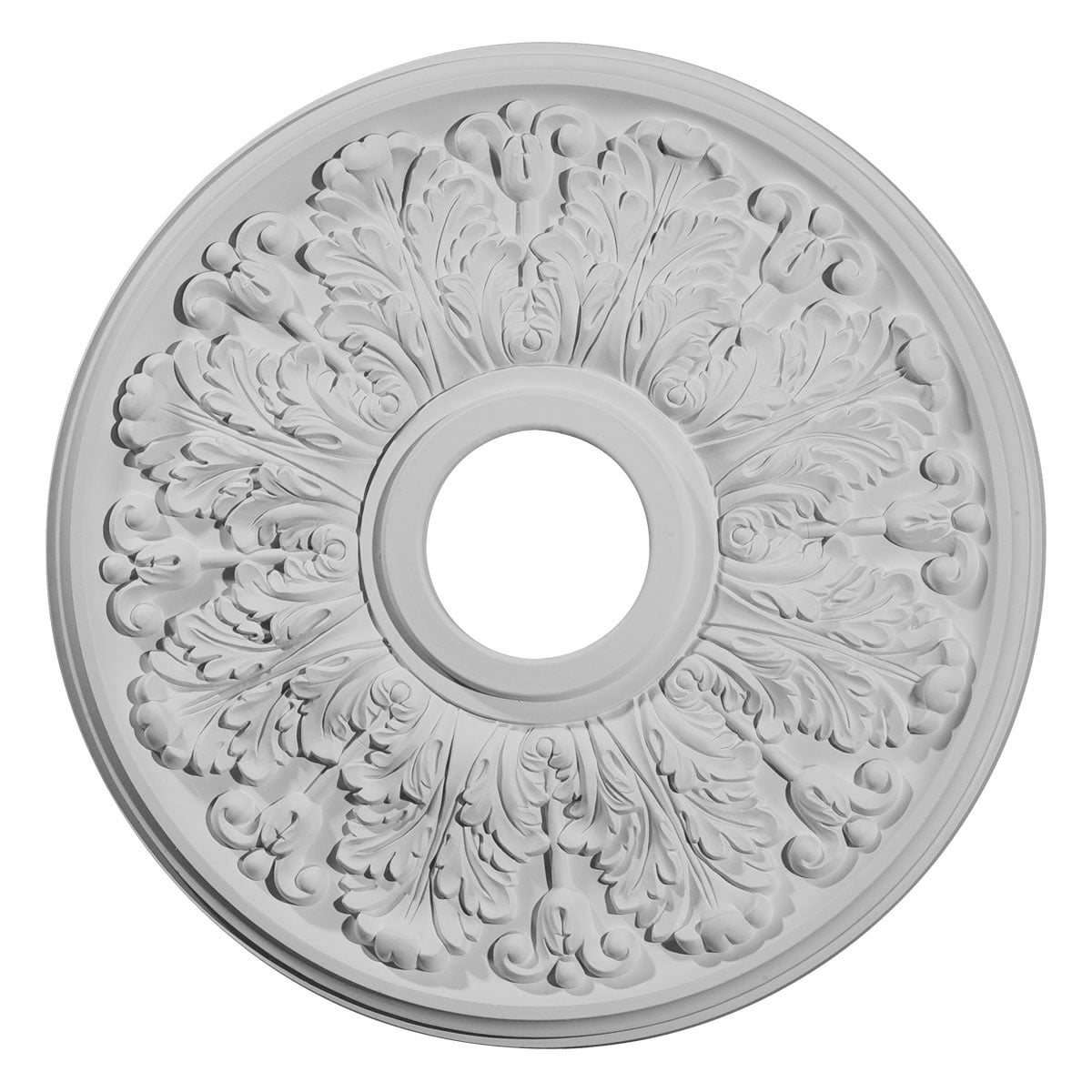 16 1/2"OD x 3 5/8"ID x 1 1/8"P Apollo Ceiling Medallion (Fits Canopies ...