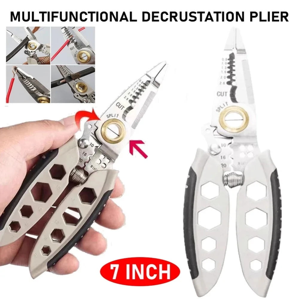16 in 1 Multipurpose Wire Stripper, 7-Inch New Portable Professional ...