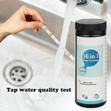 Jetcloudlive 17-in-1 Water Test Kit (100 Strips + 2 Bacteria Tests ...