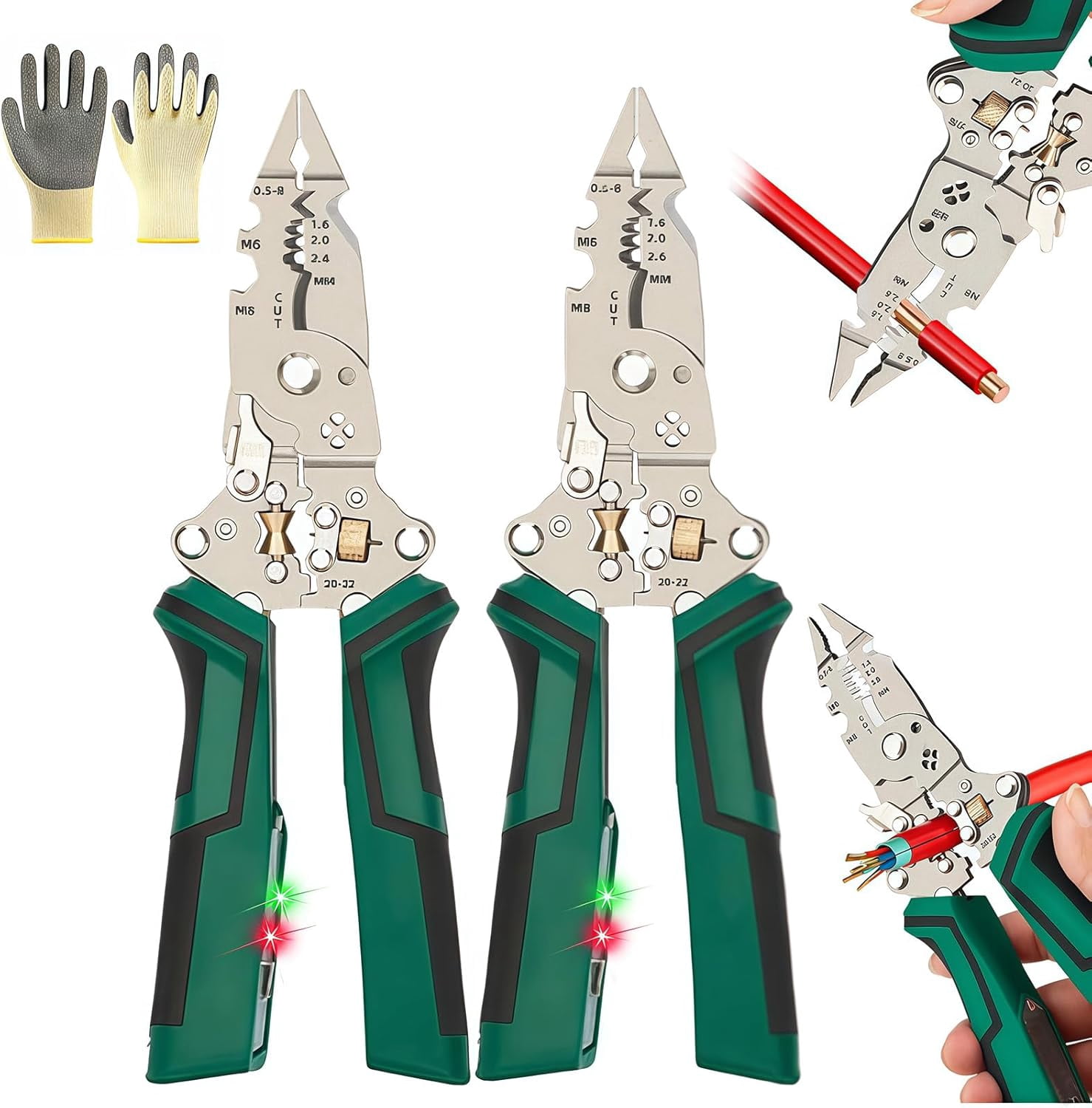 16 in 1 Wire Stripper Twister for Cutting and Pulling Wires, Cable ...