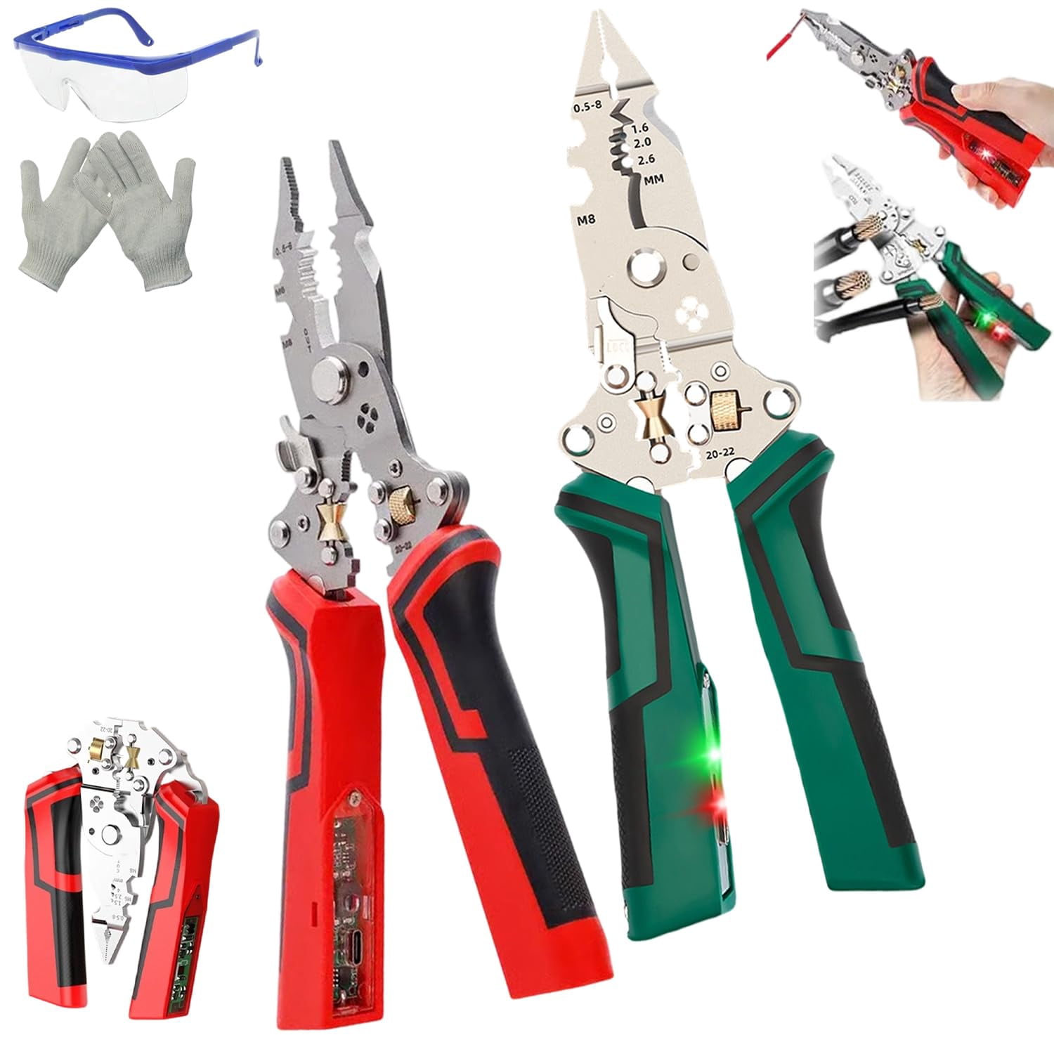 16 in 1 Wire Stripper Twister for Cutting and Pulling Wires, Cable ...