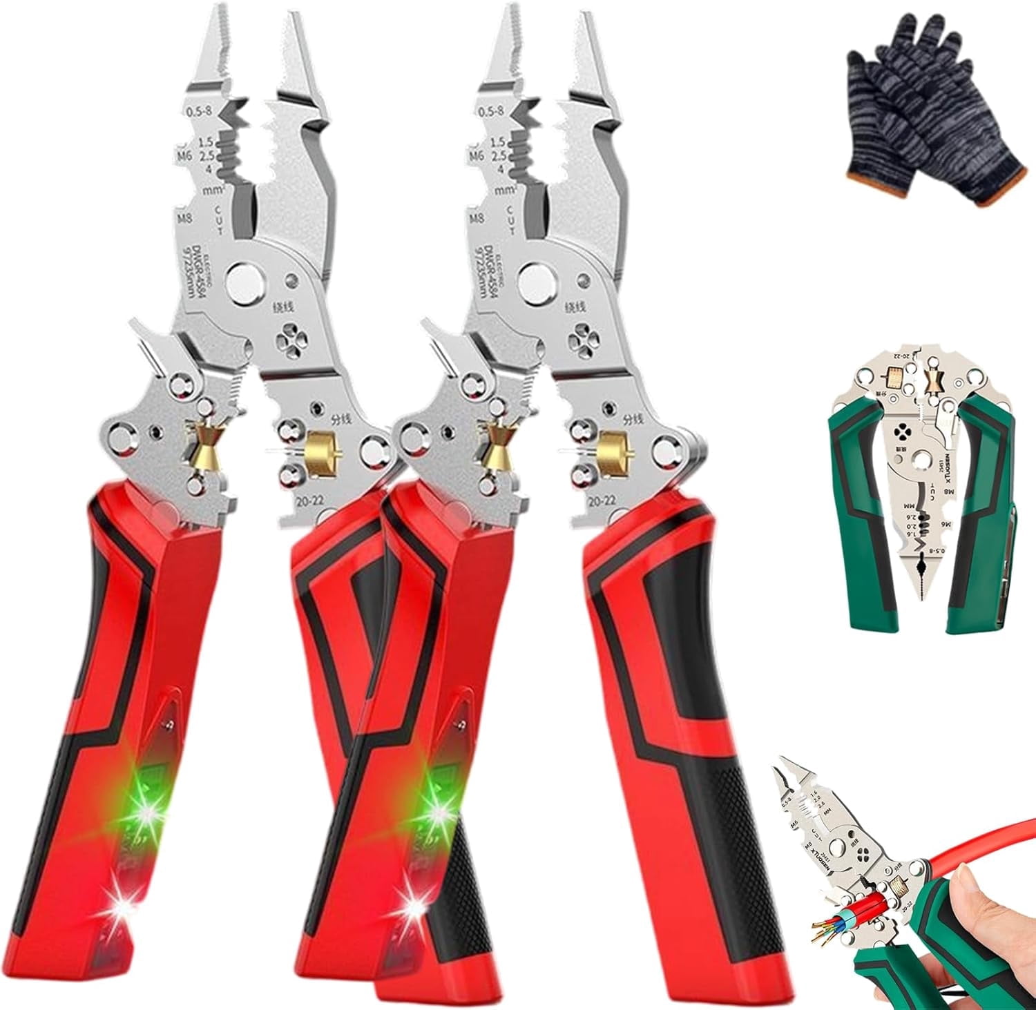 16 in 1 Wire Stripper Twister for Cutting and Pulling Wires ...