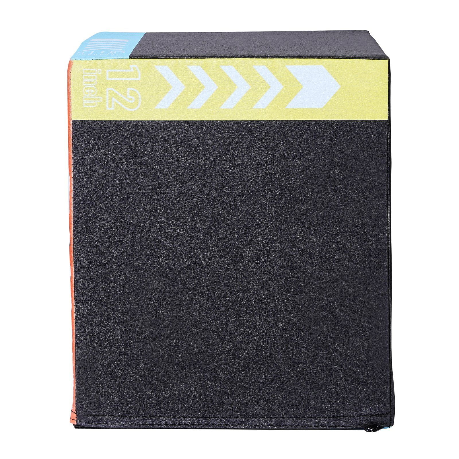 16/14/12 Inch Plyometric Jump Box, 3 in 1 Cotton Plyo Box with Anti ...