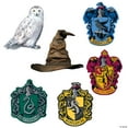 16" – 16 1/2" Harry Potter Hogwarts House Crest Wall Cutouts Set - 6 ...