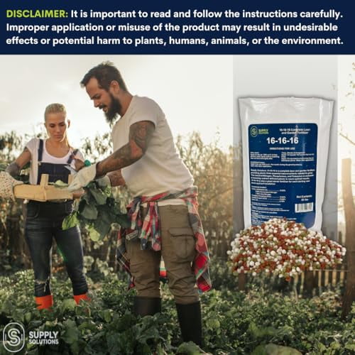 16-16-16 Complete Lawn & Garden All Purpose Granular Fertilizer - The Ultimate Plant Food for ...