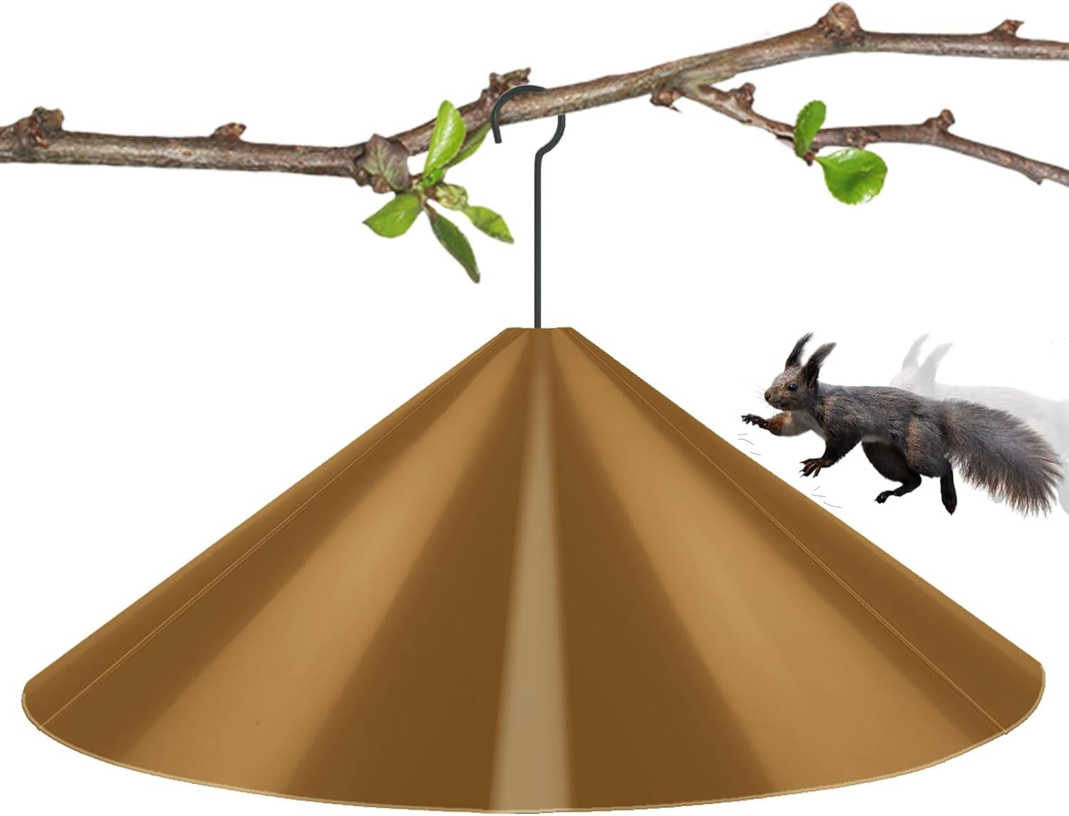 16/18/19 Inches Plastic Squirrel Proof Baffle – Wide Squirrel ...