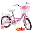 XJD, Girls Bike, 12/14/16/20 Inch, Kids Training Wheels & Basket ...