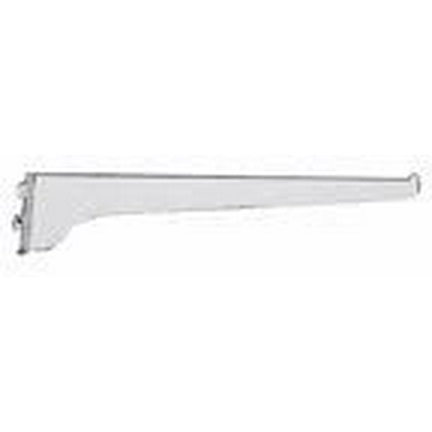 16" 180 Series Single Slotted Shelf Bracket, Anochrome - Walmart.com