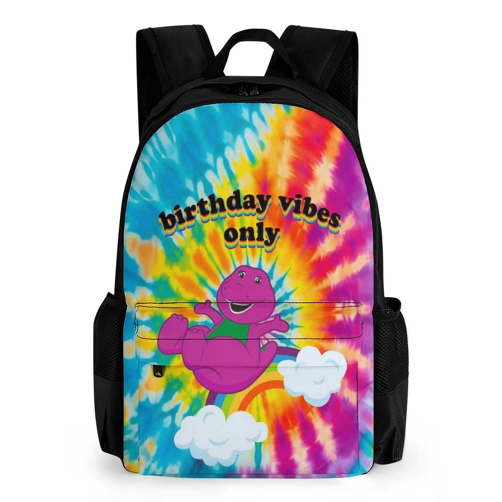 16.1In Barney Dinosaur Friends Backpack with Front Pocket Cartoon ...