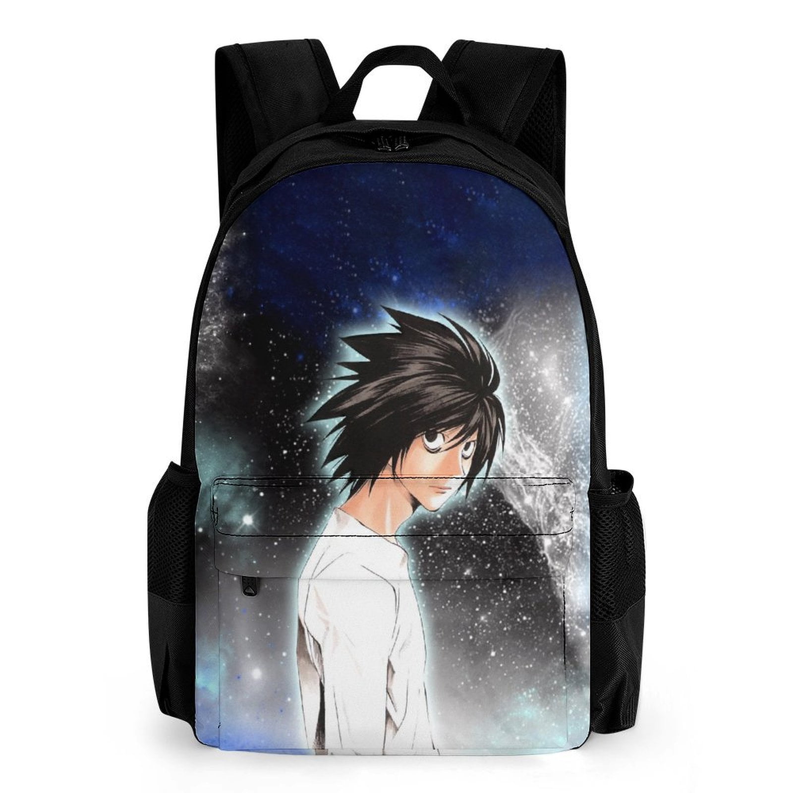 16.1In Death N0-te Backpack with Front Pocket Cartoon Backpack ...
