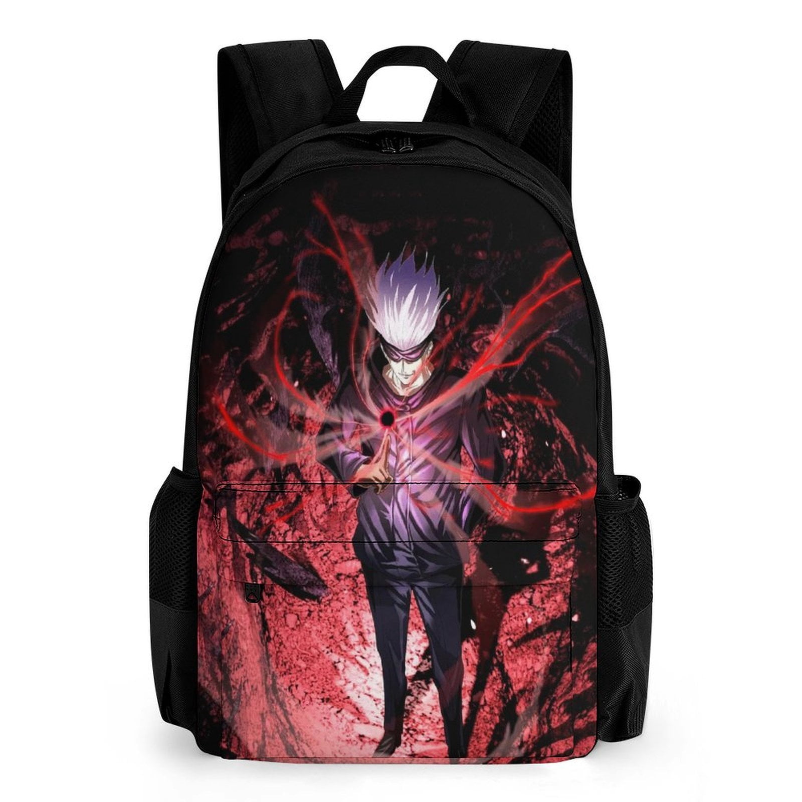 16.1In Jujutsu Anime Kaisen Backpack with Front Pocket Cartoon Backpack ...