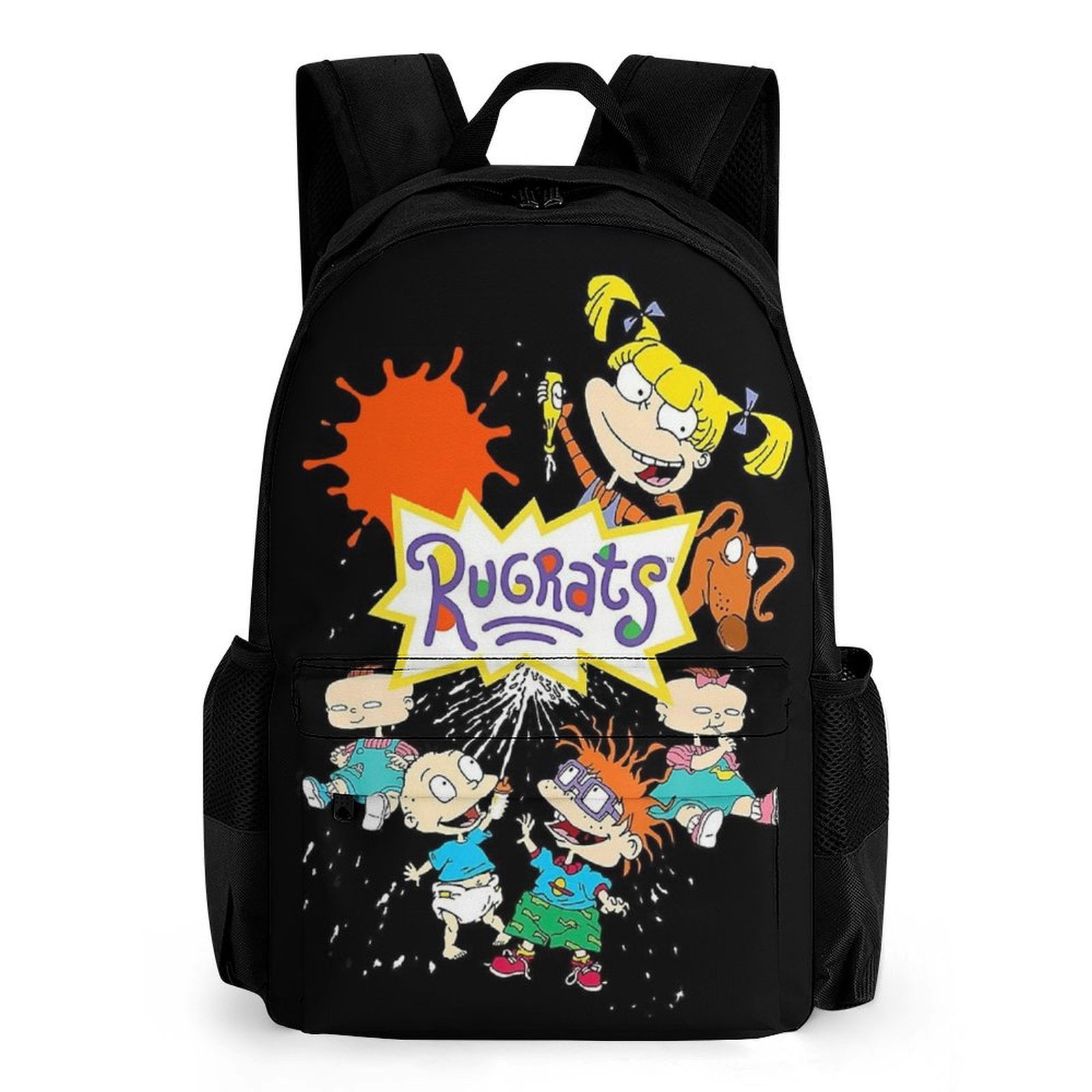16.1In Rugra-,t Backpack with Front Pocket Cartoon Backpack Lightweight ...