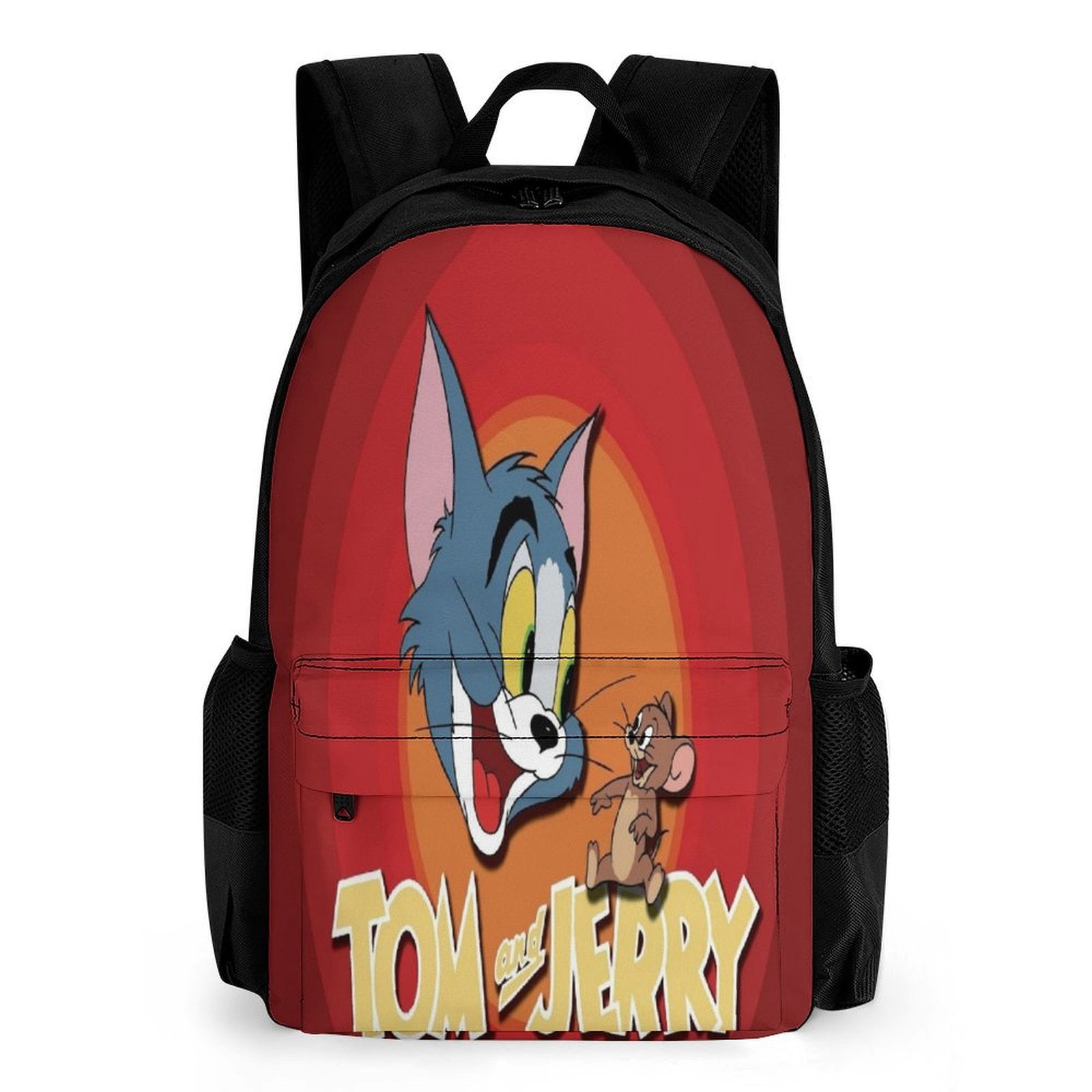 16.1In Tom Cat Jerly Backpack with Front Pocket Cartoon Backpack ...