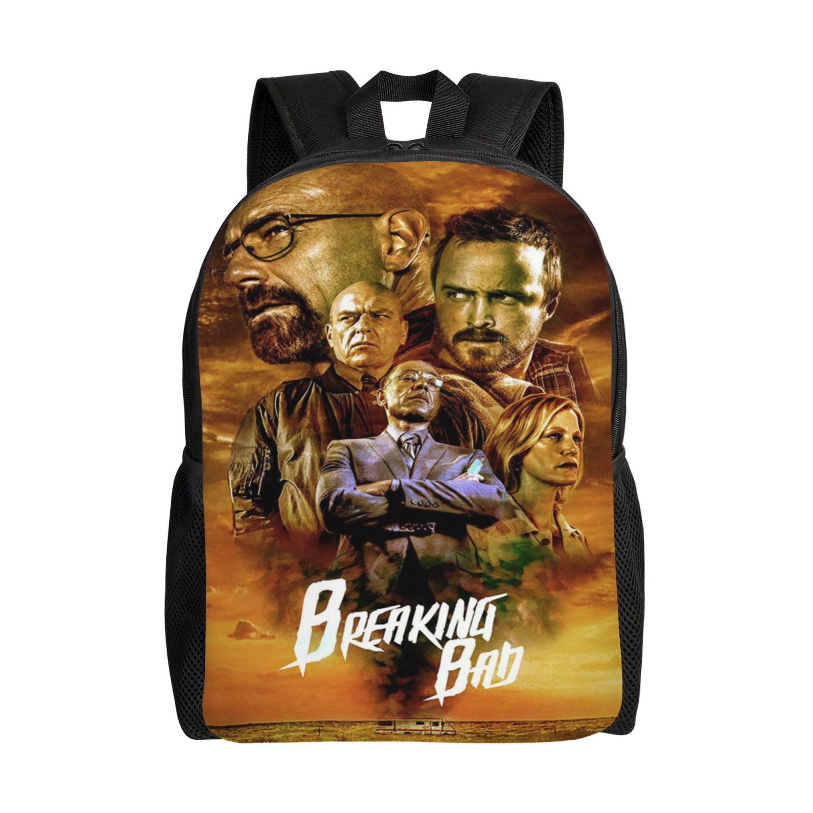 16.1in Breaking Bad Backpacks Cute Bag Anime Backpack Cartoon Bags ...