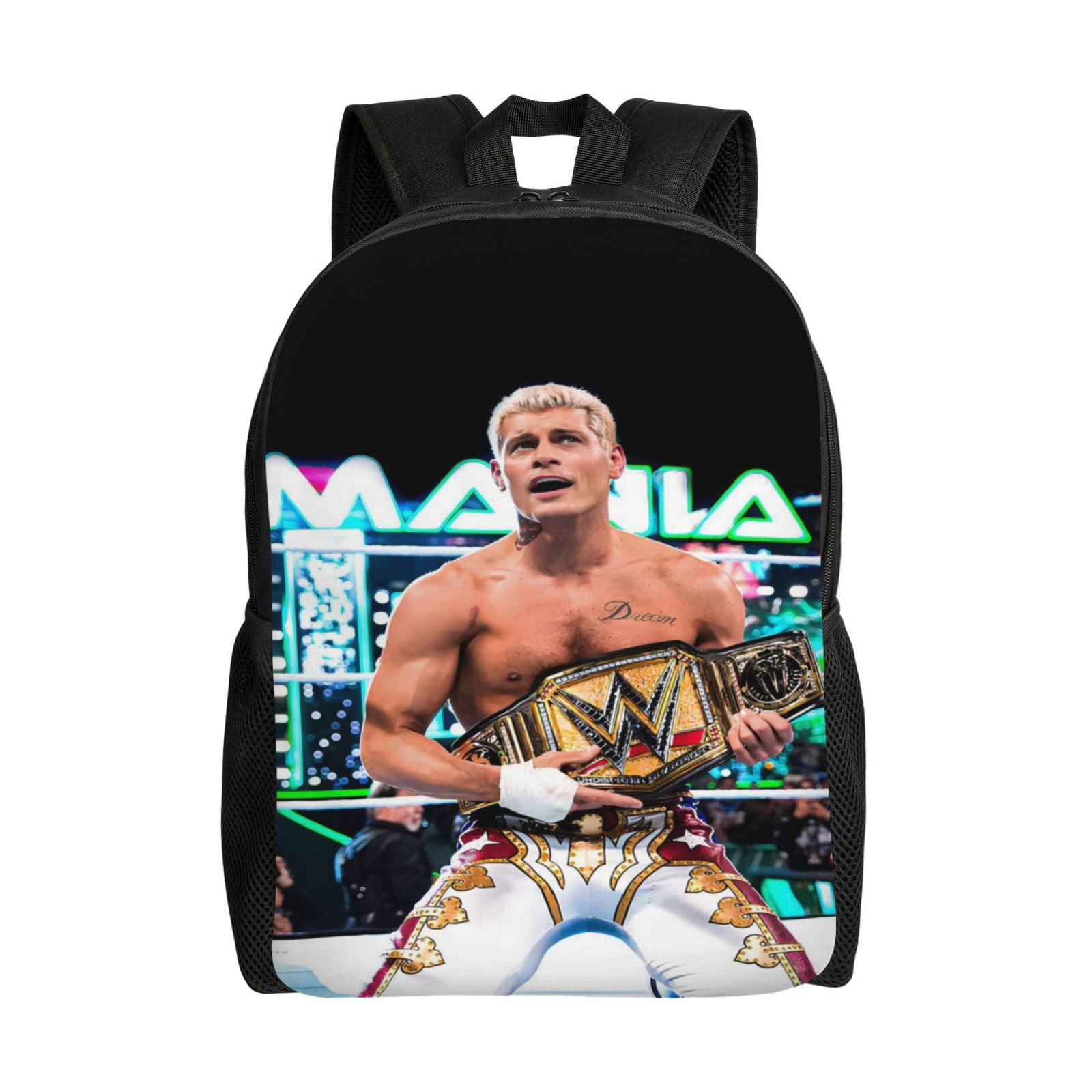 16.1In Cody Rhodes Backpacs Cute Bag Anime Backpac Cartoon Bags Bookbag ...
