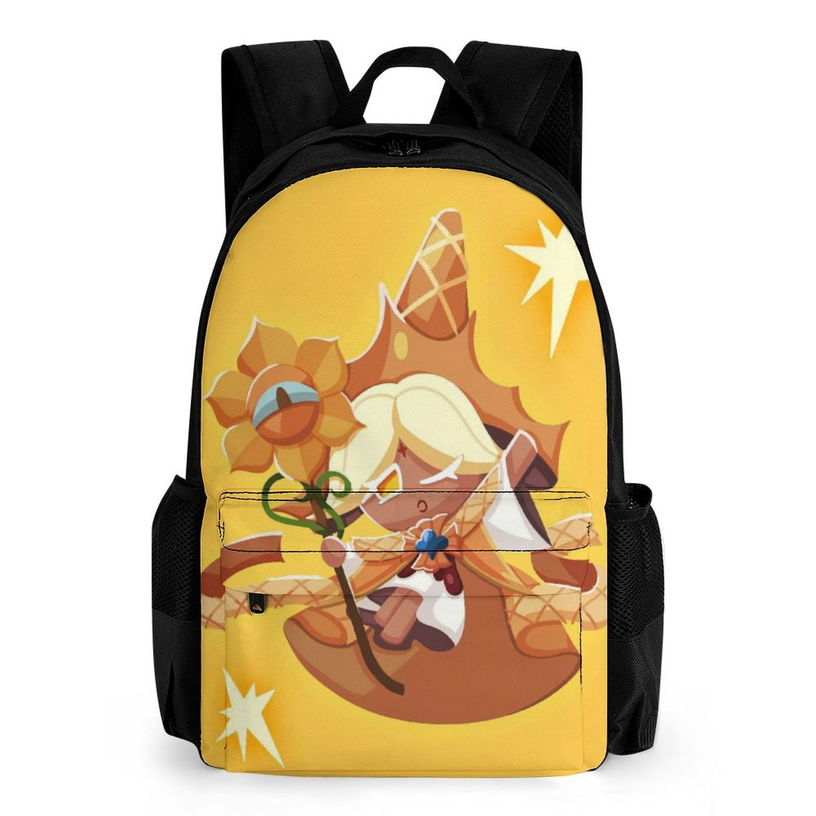 16.1in Cookie Run Kingdom Backpack with Pocket Cartoon Backpack Travel ...