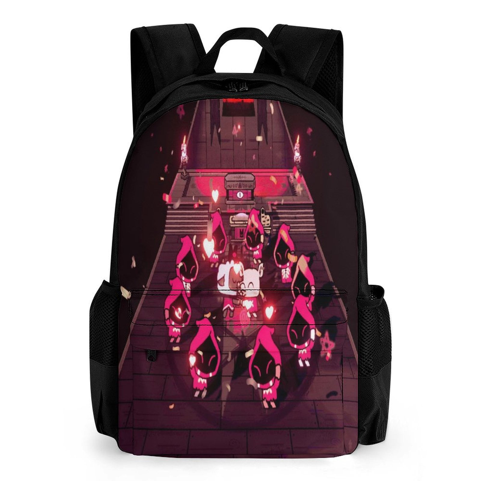 16.1in Cult of The Lamb Backpack with Pocket Cartoon Backpack Travel ...