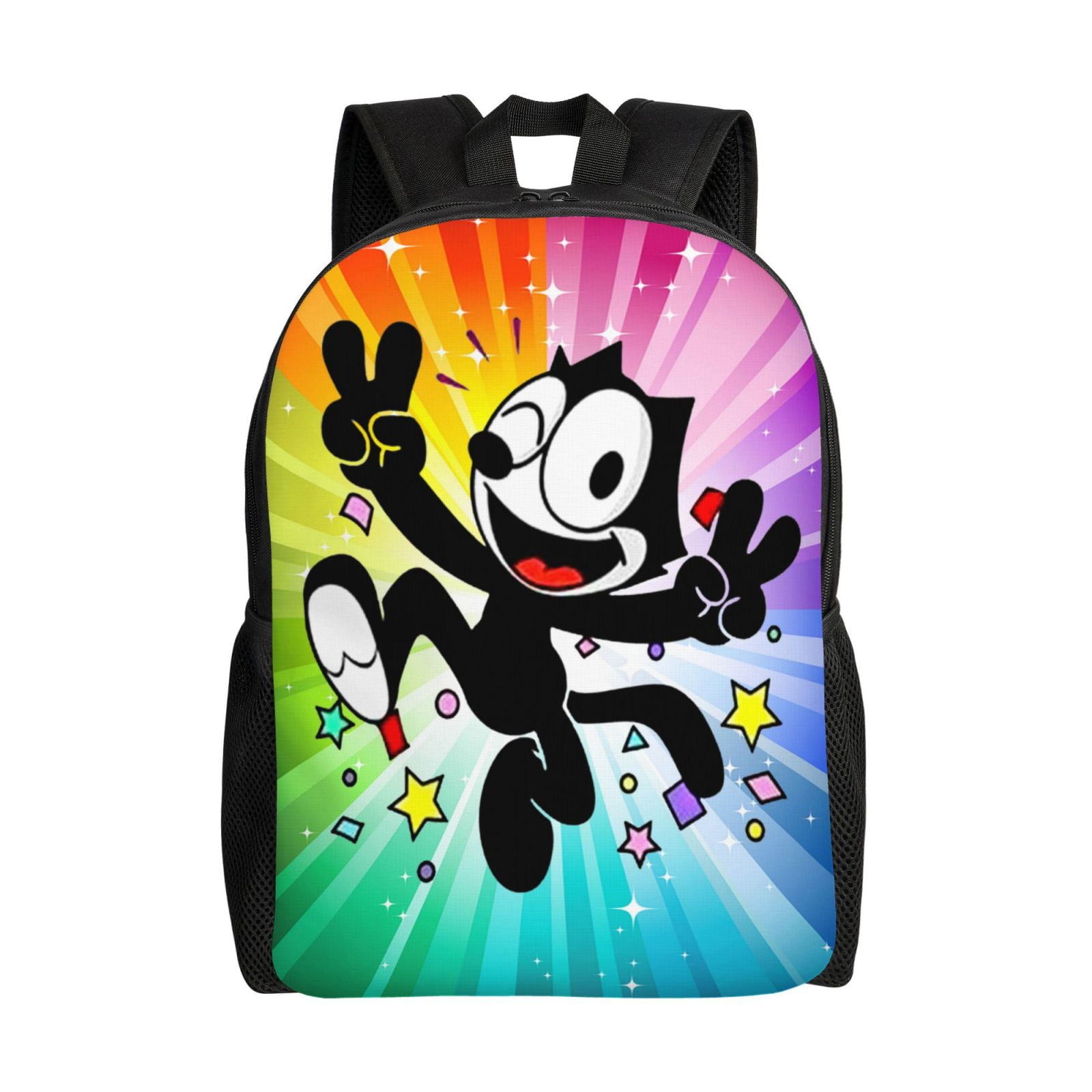 16.1in Felix The Cat Backpacks Cute Bag Anime Backpack Cartoon Bags ...