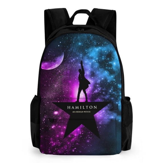 16.1in Hamil-,ton Star Music0l Backpack with Pocket Cartoon Backpack ...