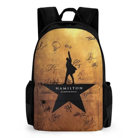 16.1in Hamil-,ton Star Music0l Backpack with Pocket Cartoon Backpack ...